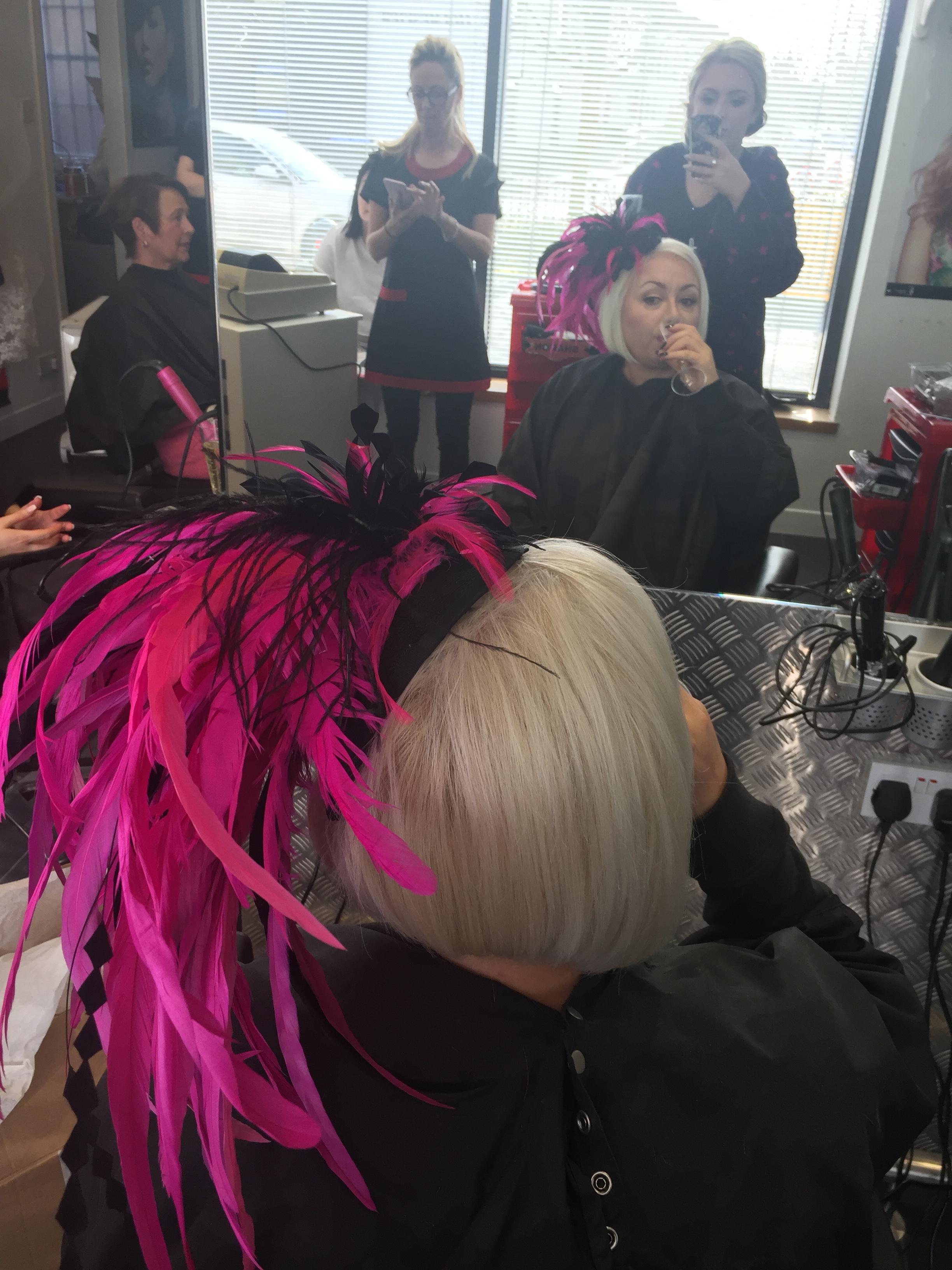 Kelly Morrow The wedding Part Deux 2018 - Maighread Stuart Millinery